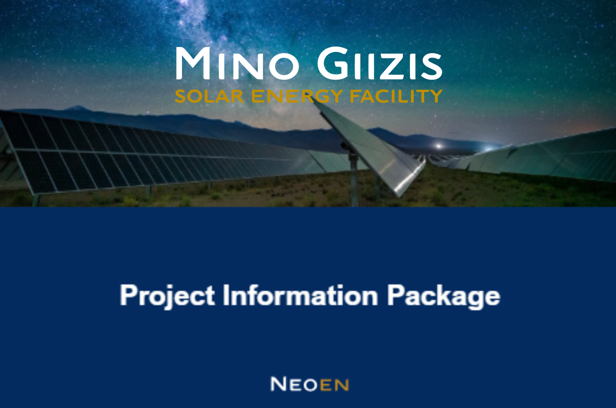 Mino Giizis Solar Energy Facility - Neoen Canada